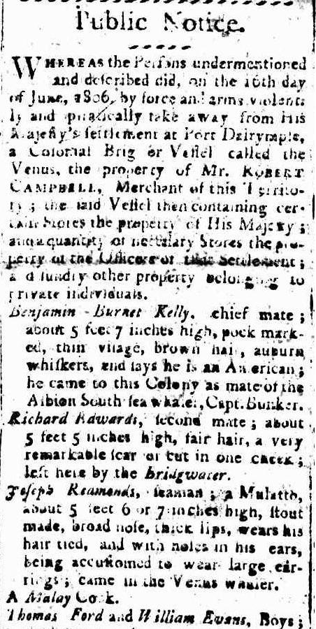 Charlotte Badger, Australia’s Female Pirate: Folklore or Fact? – Tamar ...